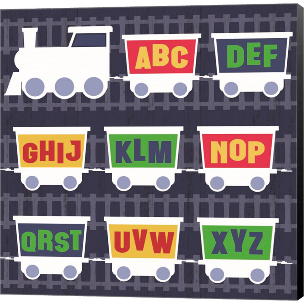 Zoomie Kids Trains Letters by Lauren Gibbons - Unframed Painting on ...