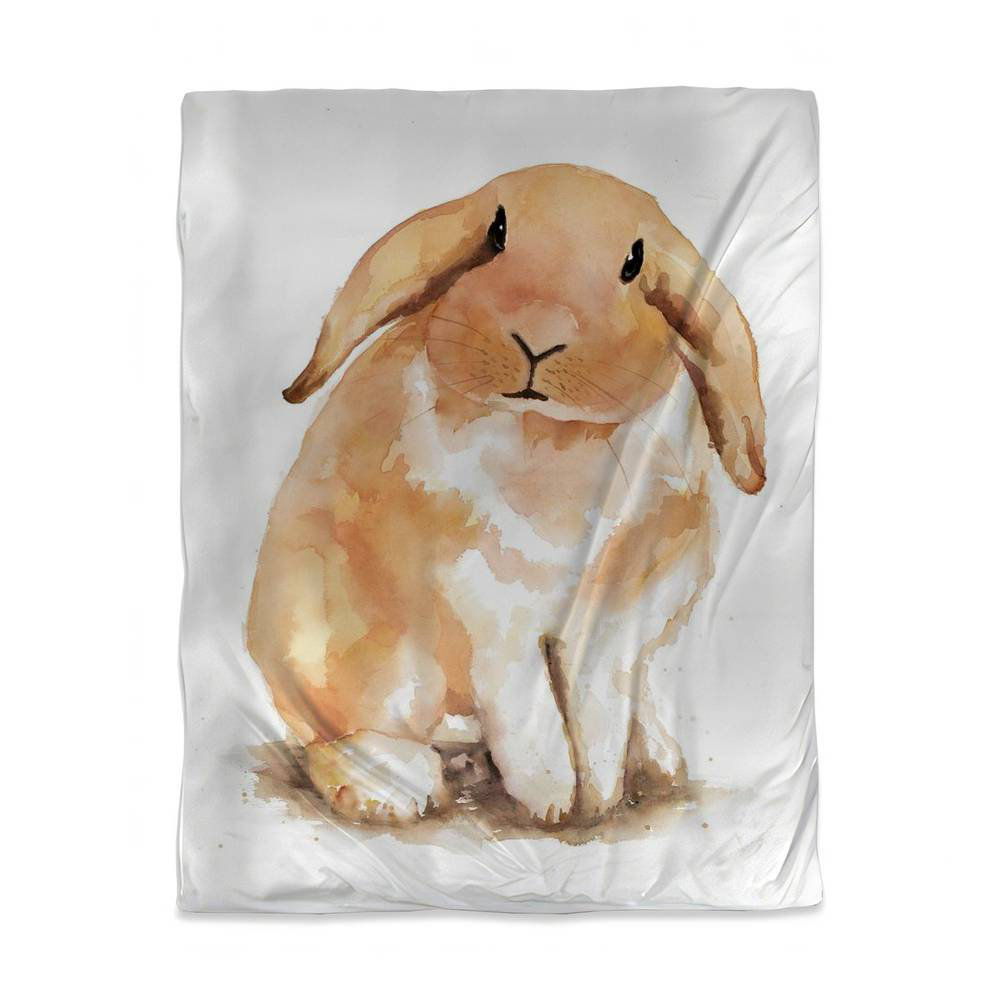 Begin Edition International Inc. Orange Lop-Rabbit Duvet Cover ...
