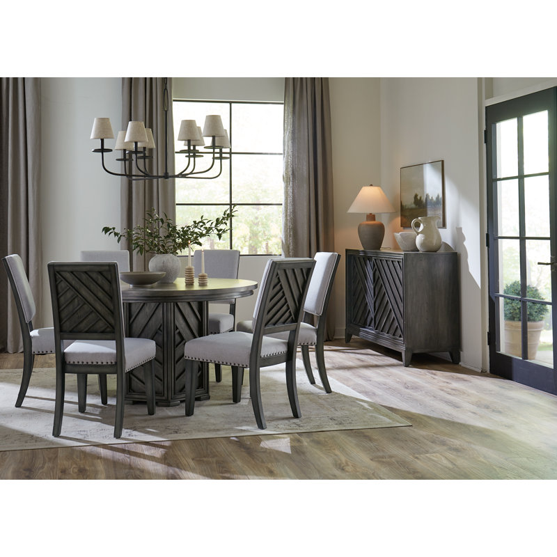 Samuel Lawrence 52" Round Pedestal Base Dining Table | Wayfair