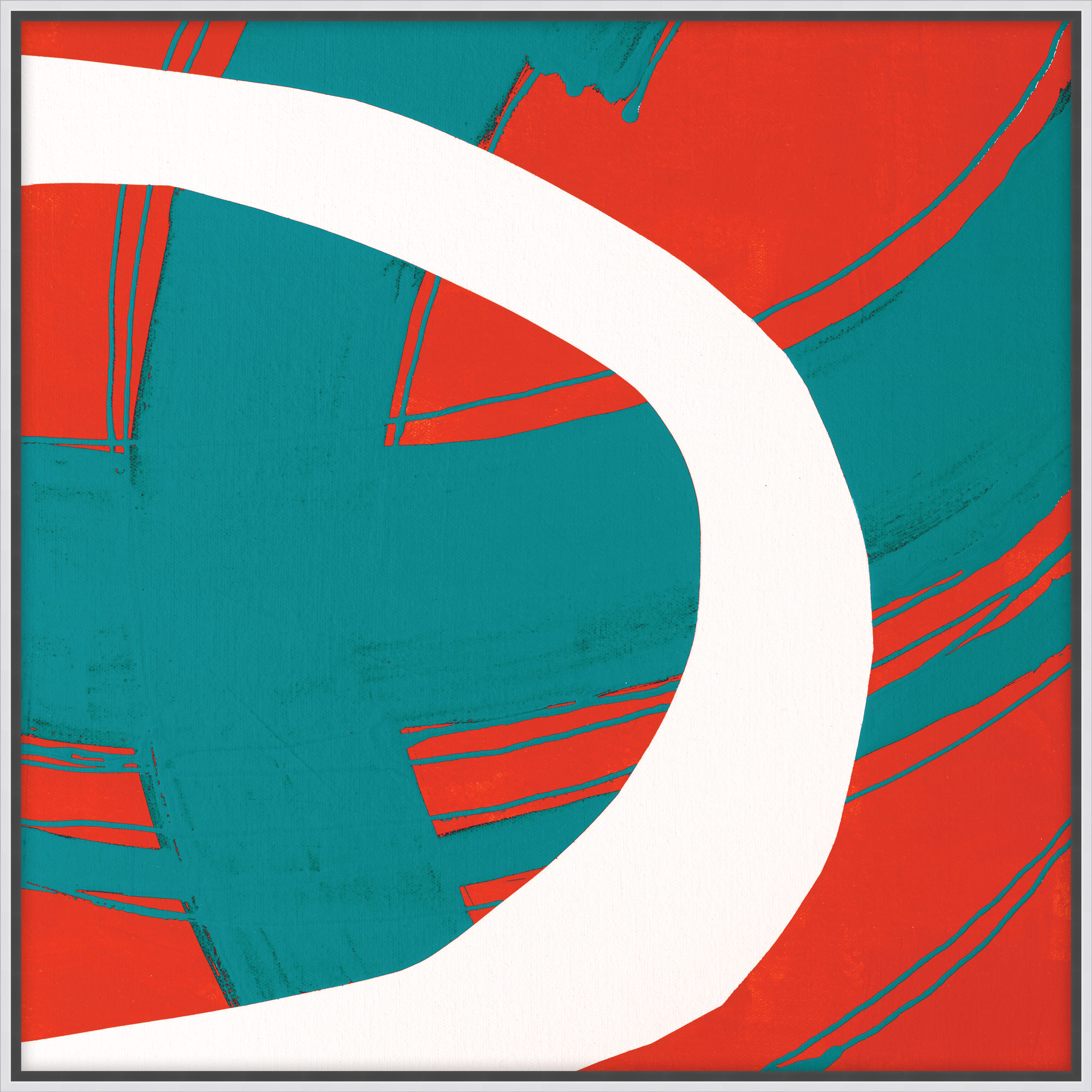 Art House Studios Curved Intersections 2 Framed Art | Perigold