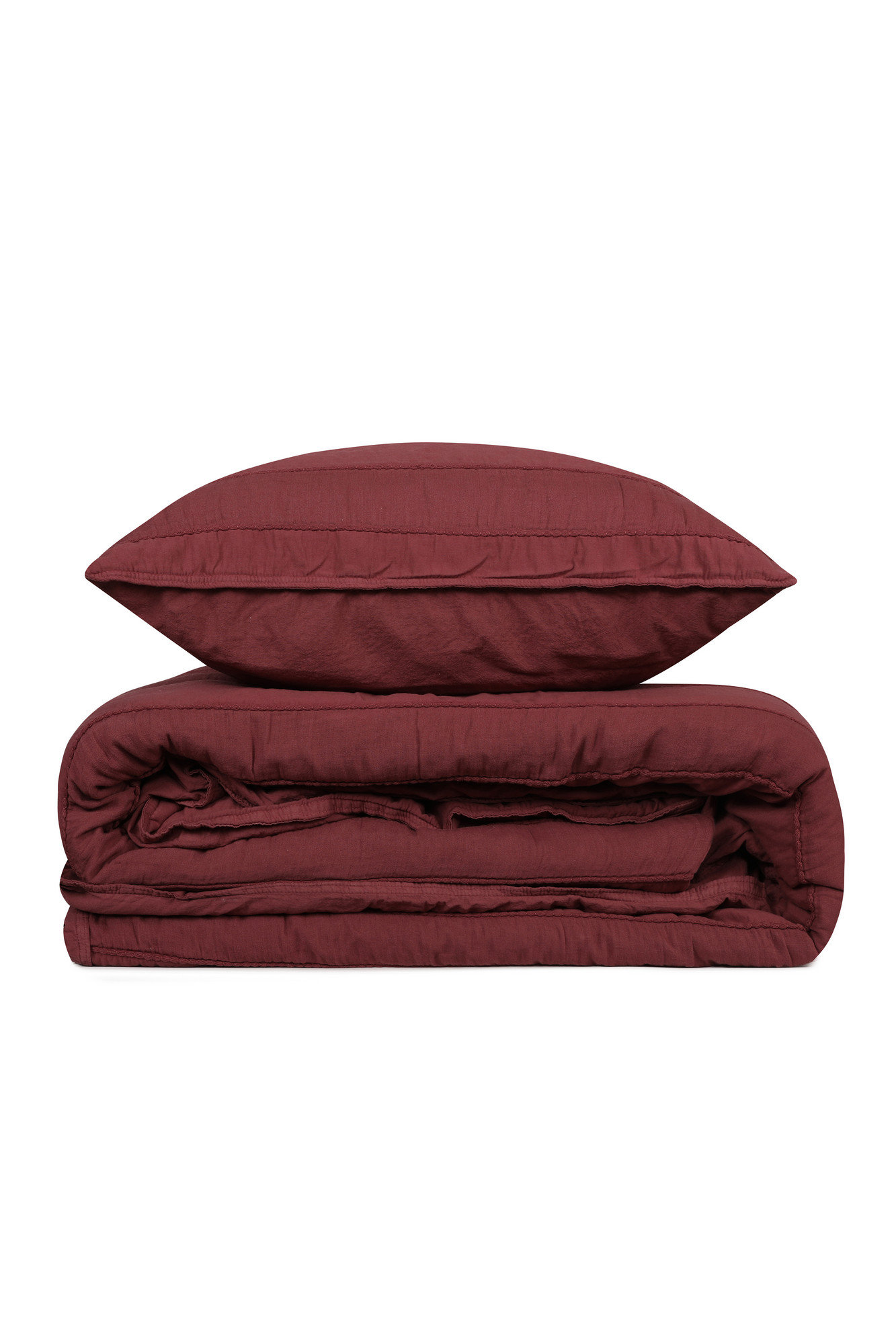Asir Group INC Burgandie Raspberry Cotton Duvet Cover Set | Wayfair