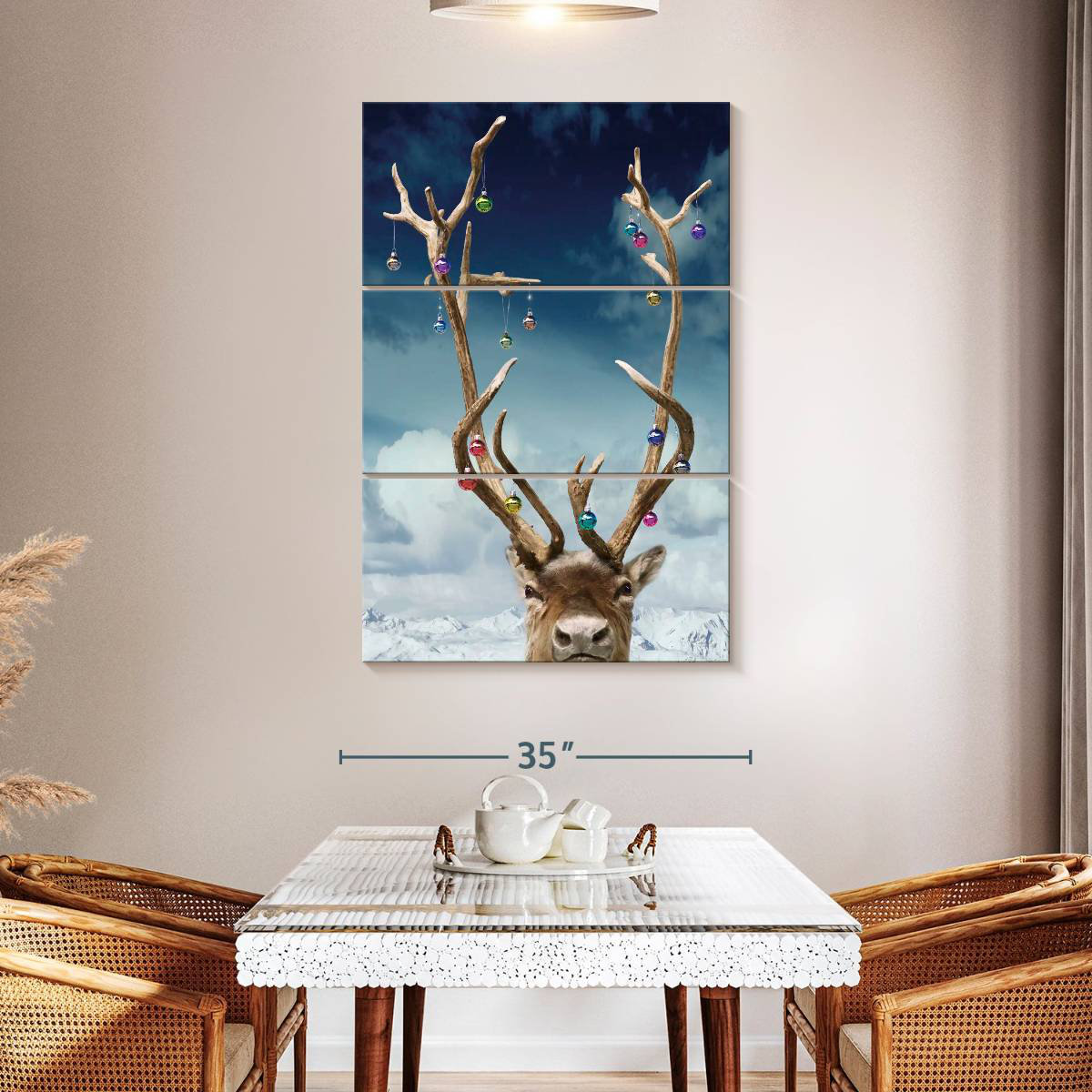 Ebern Designs Brampt Reindeer Ready For Christmas | Wayfair