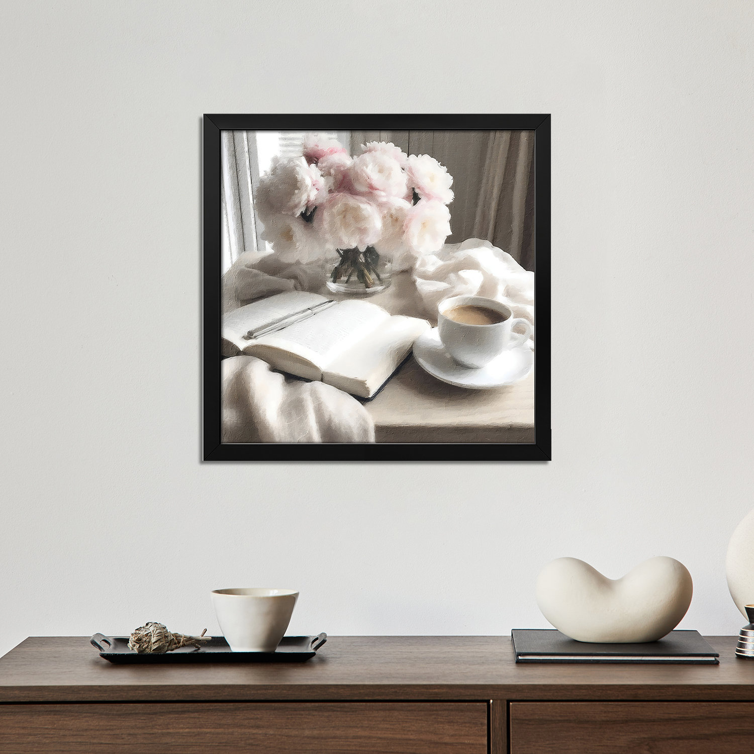 Ebern Designs Morning Coffee Journaling VI - Wall Art Print - Gallery ...