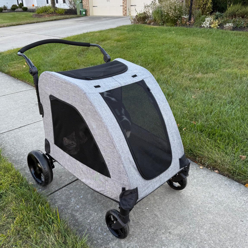 AMIZOY Extra Large Dog Stroller - Lightweight Pet Stroller 4 Wheel for ...
