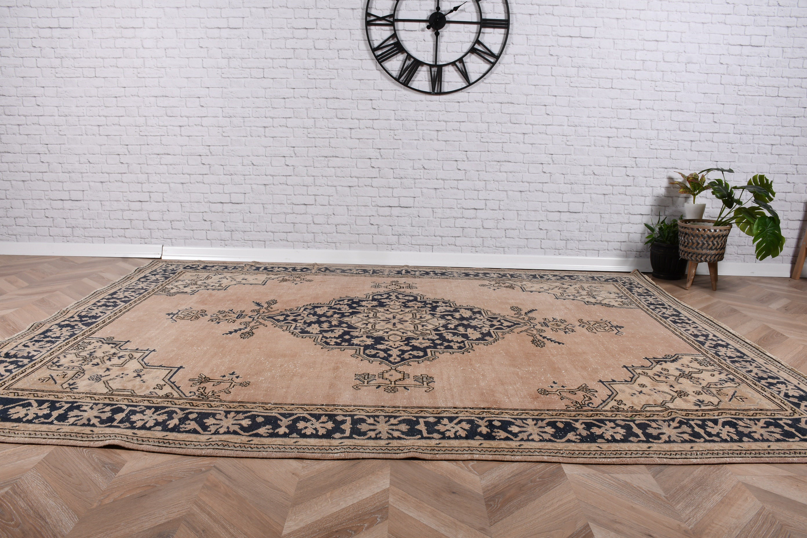 Bloomsbury Market Blue Medallion Design Turkish Salon Rug for Your ...