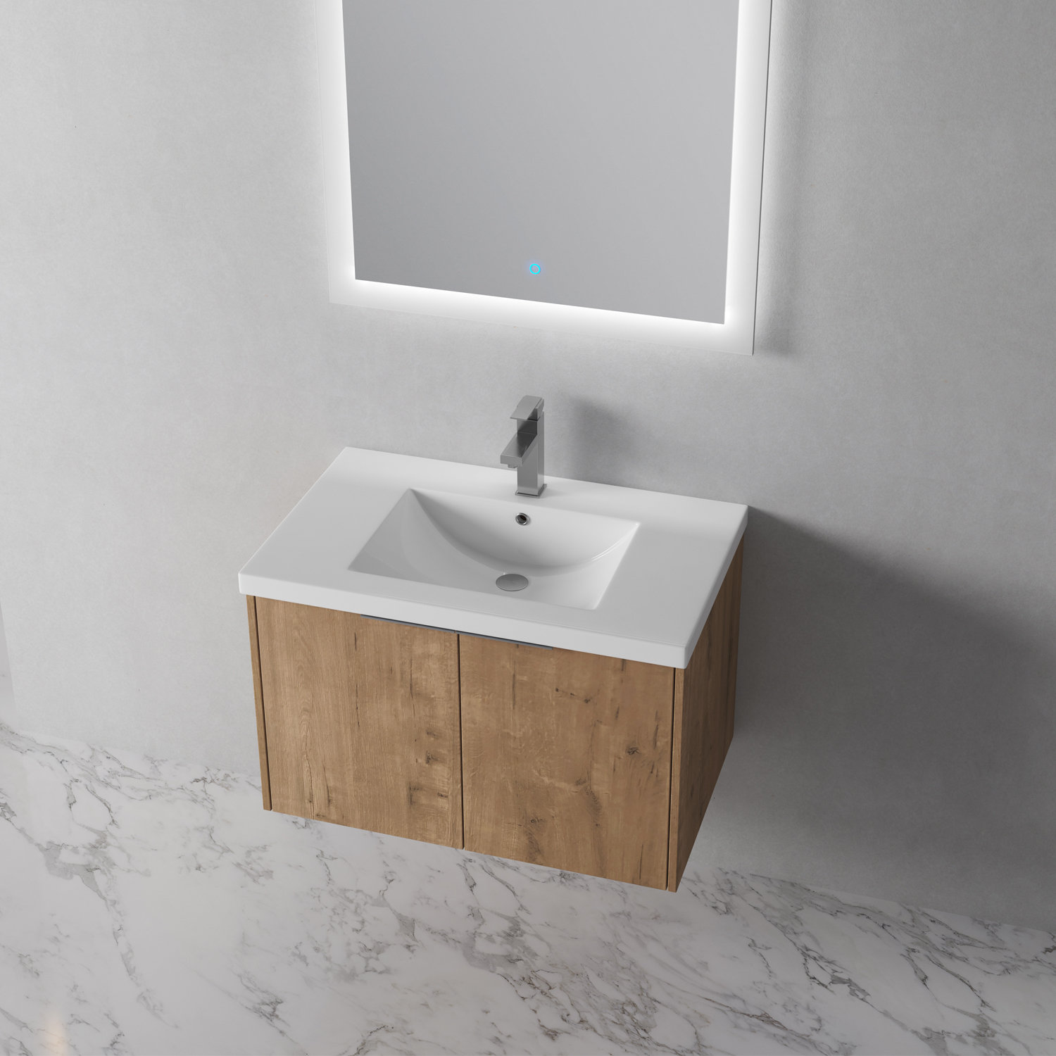 Latitude Run® Soft Close Doors Bathroom Vanity With Sink,30 Inch For ...