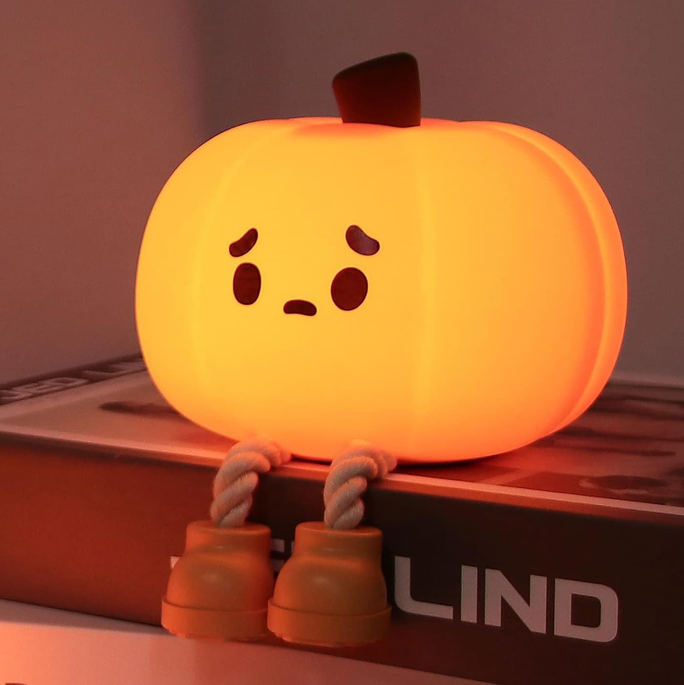 VEROSAL Rechargeable Silicone Pumpkin Night Light | Wayfair