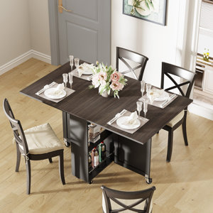 Ebern Designs Extendable Folding Dining Table | Wayfair