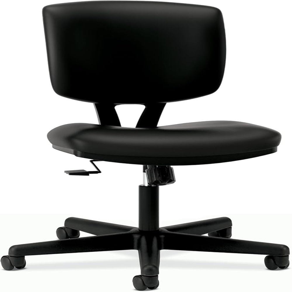 Hokku Designs HON Volt Armless Desk Chair Small Office Chair No Arms ...