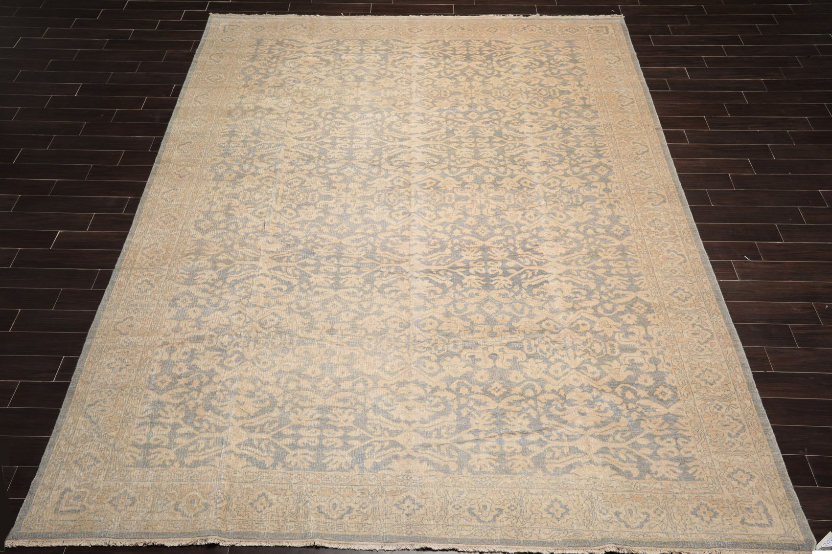 Oriental Rug of Houston One-of-a-Kind 10' X 14' Wool Area Rug Beige ...