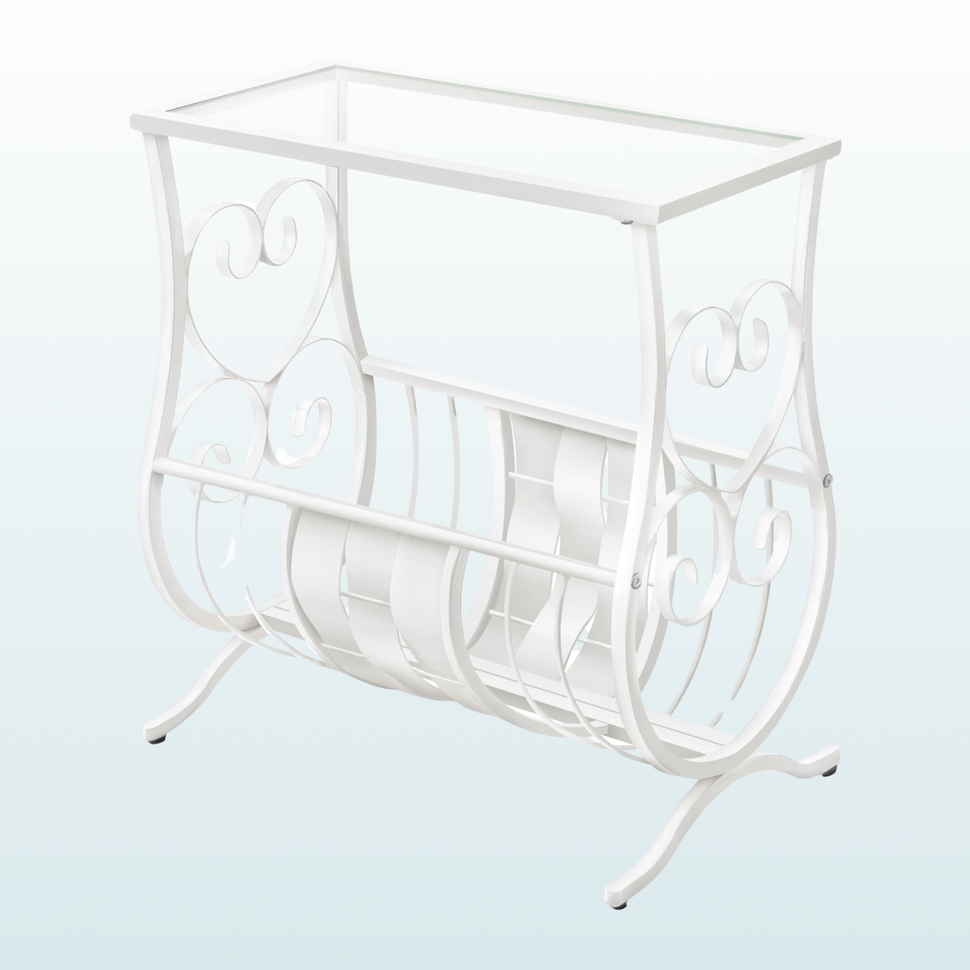 Latitude Run® Aziza White End Table | Wayfair