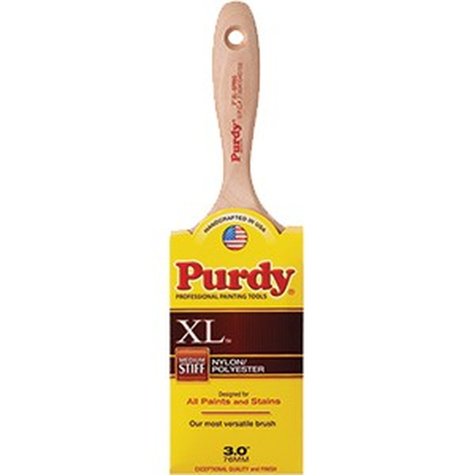 FixtureDisplays Purdy 144380330 3" Nylon/Polyester Med Stiff XL Sprig ...