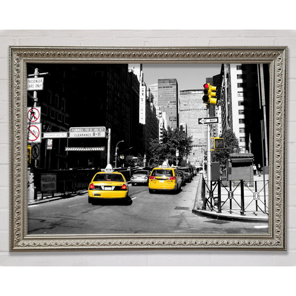Ebern Designs New York City Taxi Cab - Single Picture Frame Art Prints ...