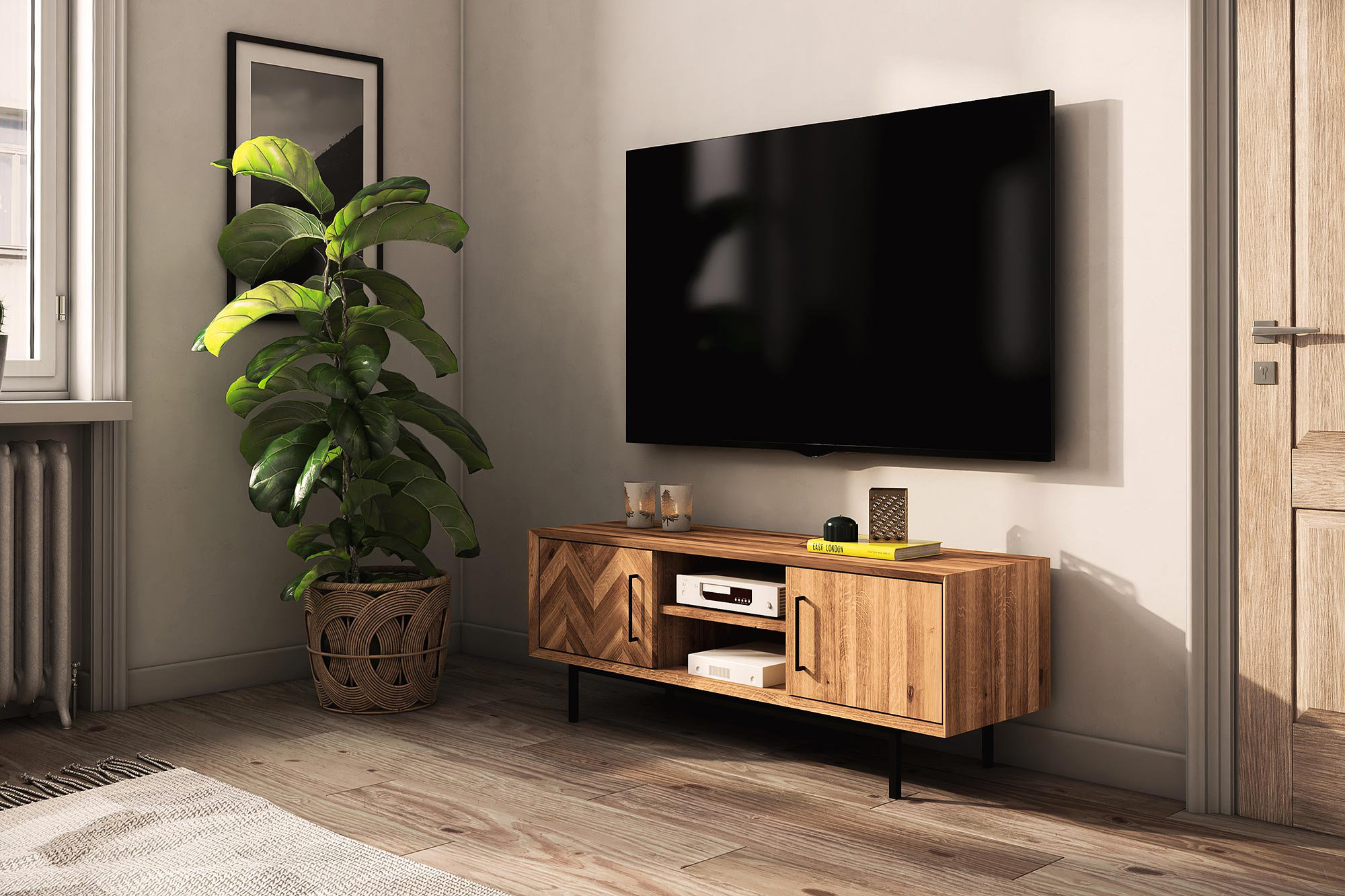 Gracie Oaks Bisen TV Stand for TVs up to 78 Wayfair.ie