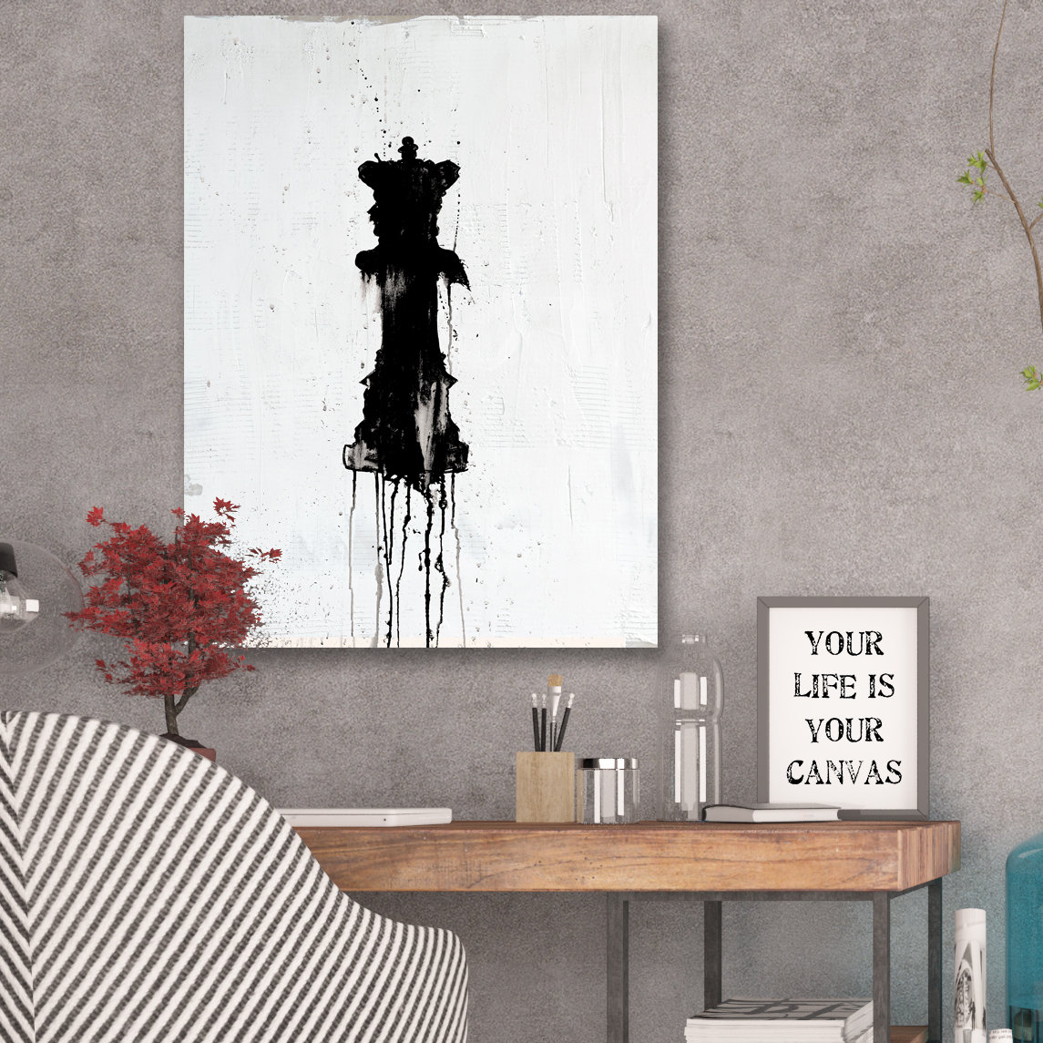 Jaxson Rea 'Queen' by Kent Youngstrom Painting Print on Wrapped Canvas ...