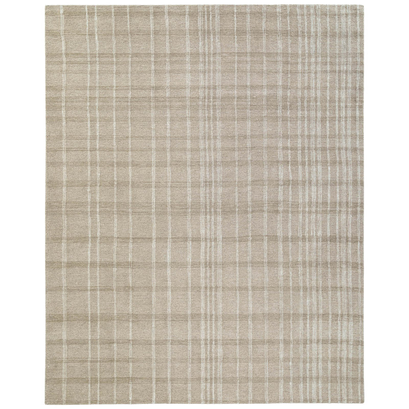 Birch Lane™ Sanura Hand Tufted Wool Striped Rug & Reviews | Wayfair