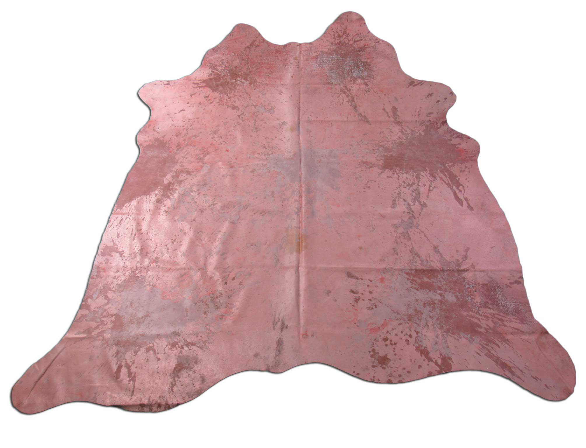 17 Stories Light Pink Cowhide Rug Acid Washed | Wayfair