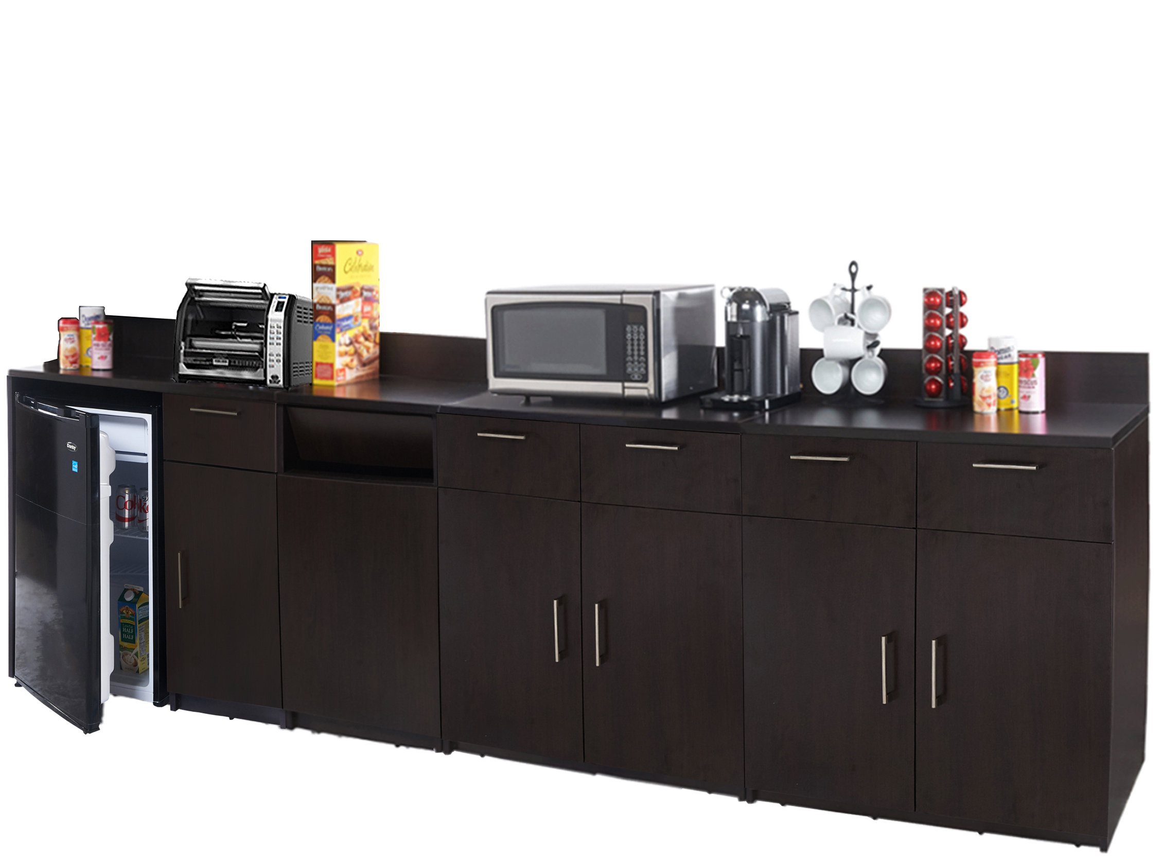 Breaktime Commercial Grade Coffee Kitchen Lunch Room Cabinets Fully ...