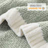 Snuggle Sac Heather Knit Throw Reversible Throw Blanket Soft Feather ...