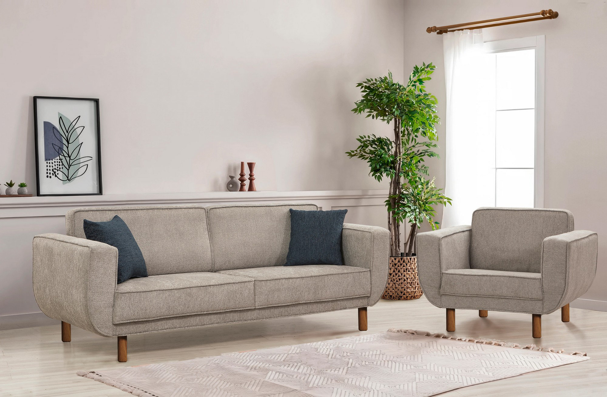 Hokku Designs Sofa-Bed Set | Wayfair