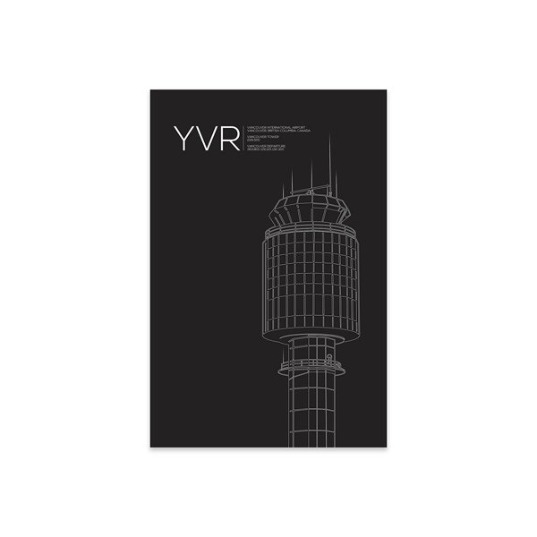 Ebern Designs YVR Tower, Vancouver International Airport On Plastic ...