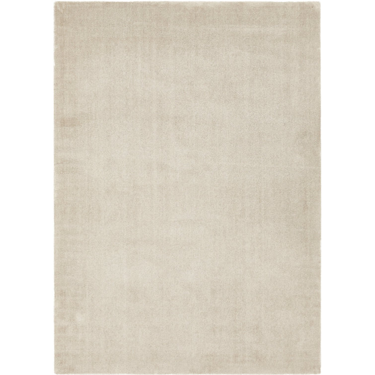 Ebern Designs Reniesha Machine Washable Tufted Beige Indoor Rug ...