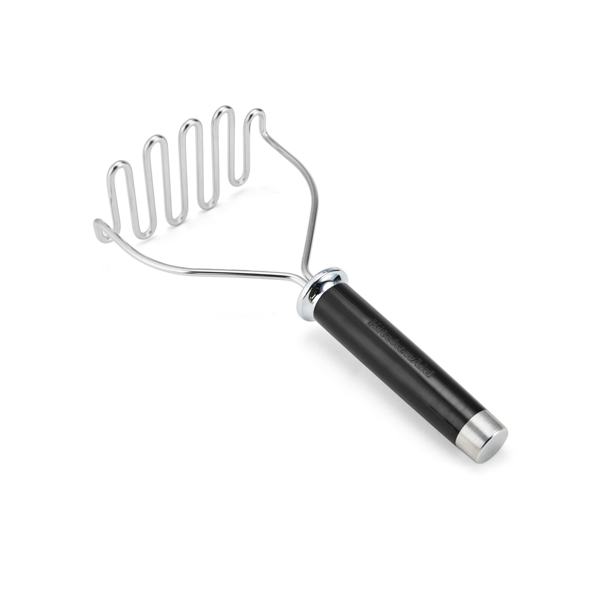 KitchenAid® Gourmet Stainless Steel Wire Masher, 10.24-Inch, Black ...