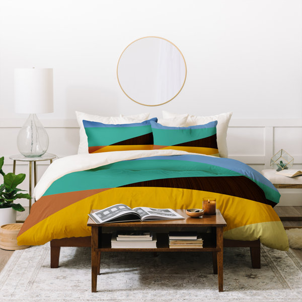 Deny Designs Modern & Contemporary Geometric Shapes Duvet Cover Set ...