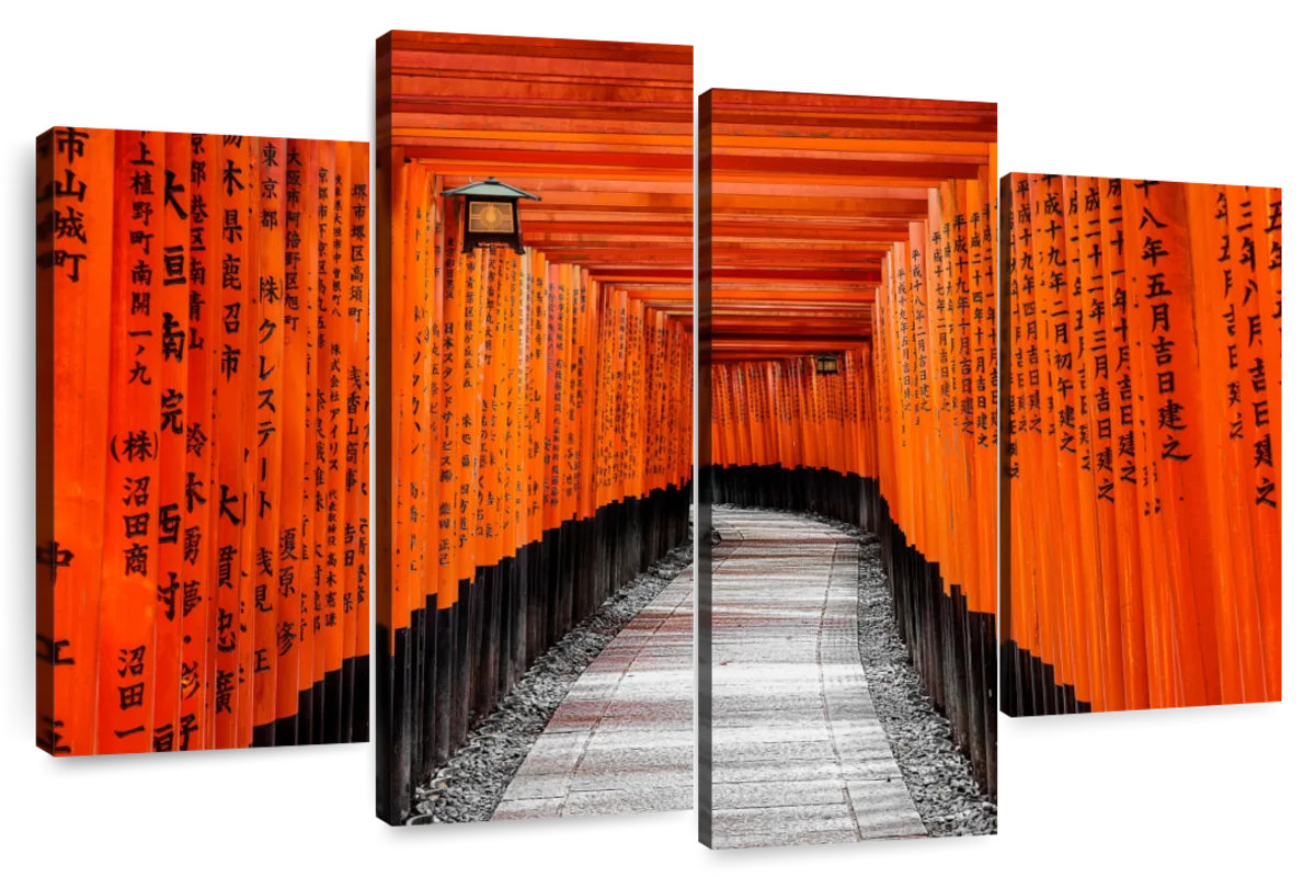 Ebern Designs Lilie Kyoto Shrine Torii Gates | Wayfair
