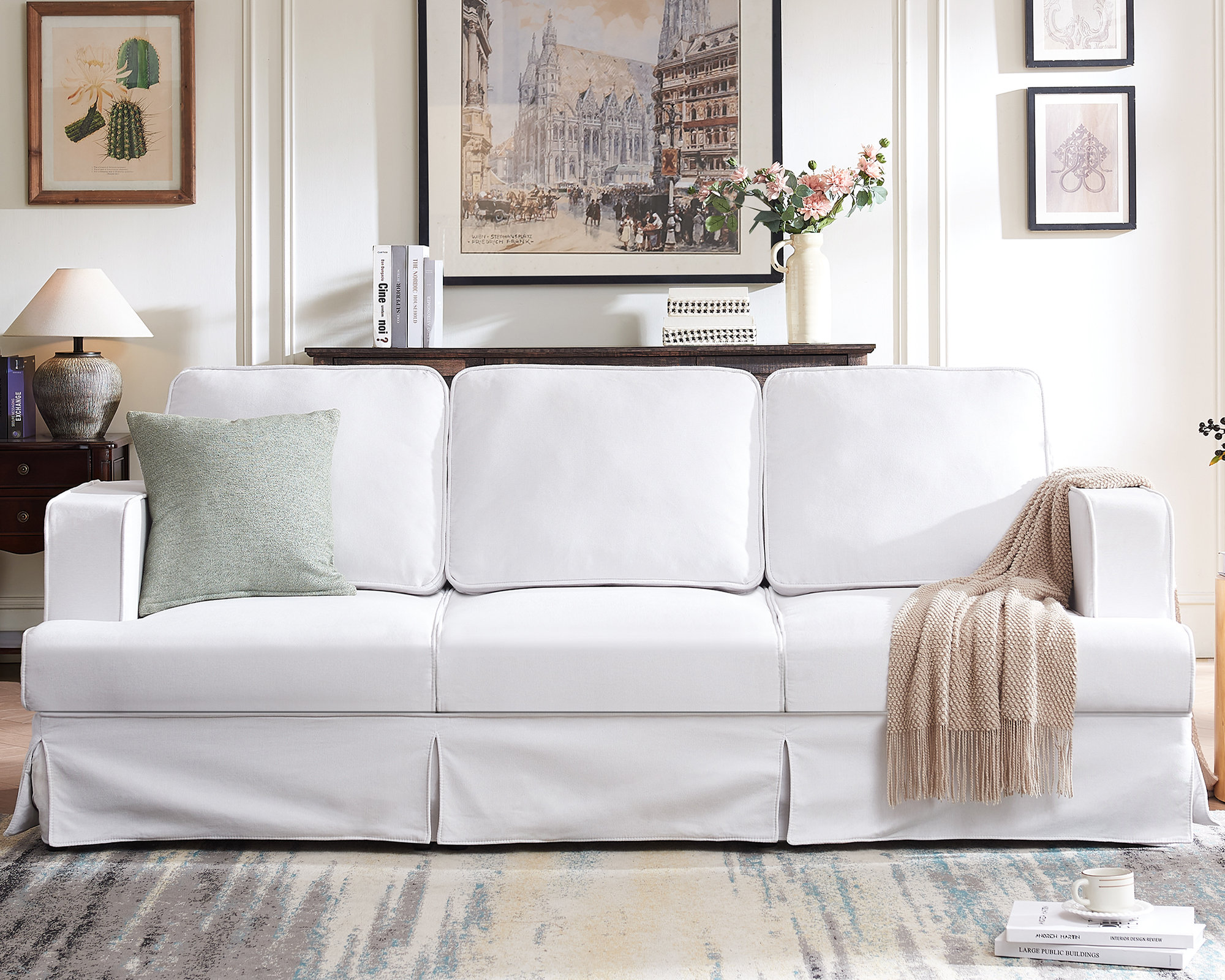Wade Logan® Cesario 89'' Square Arms Sofa & Reviews - Wayfair Canada