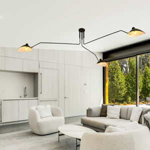 Wrought Studio™ Graiden 3 - Light Geometric Chandelier | Wayfair