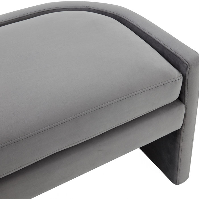 Joss & Main Toni Velvet Upholstered Bench | Wayfair