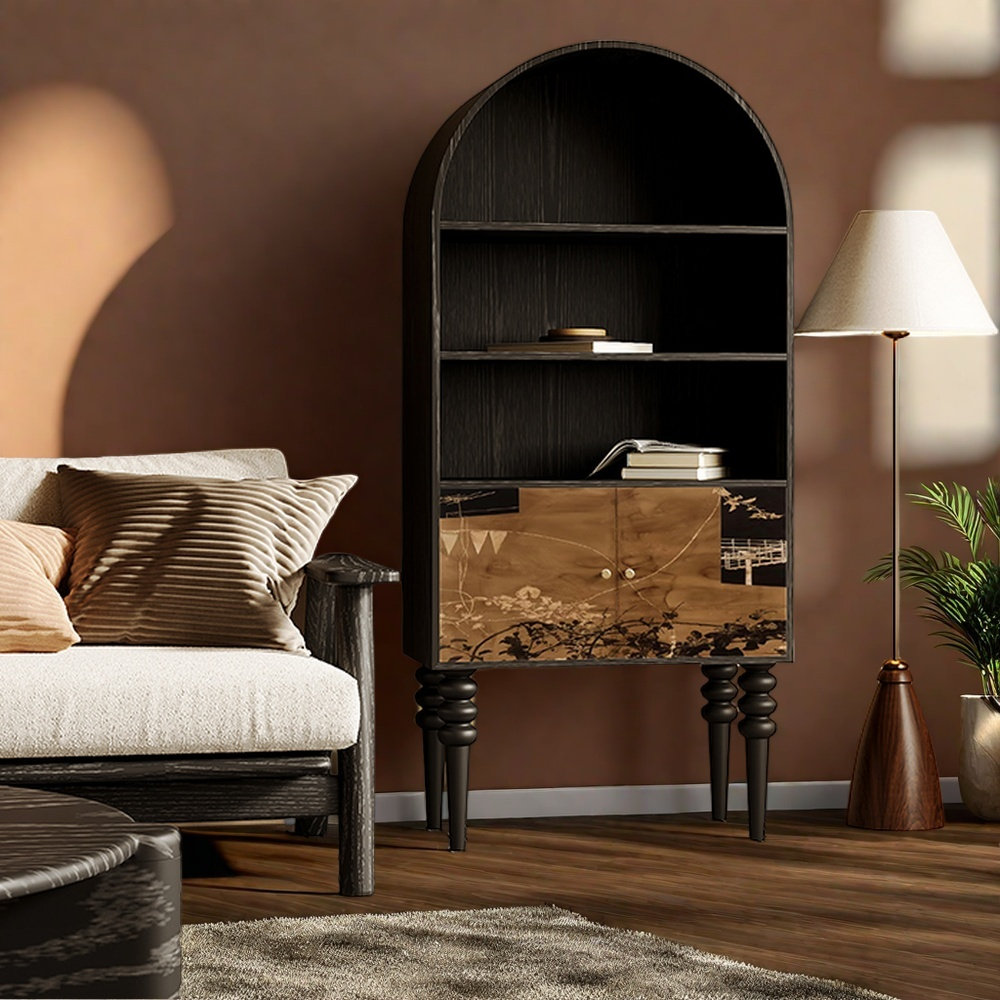 Kaoloupin Medieval style bookcase | Wayfair