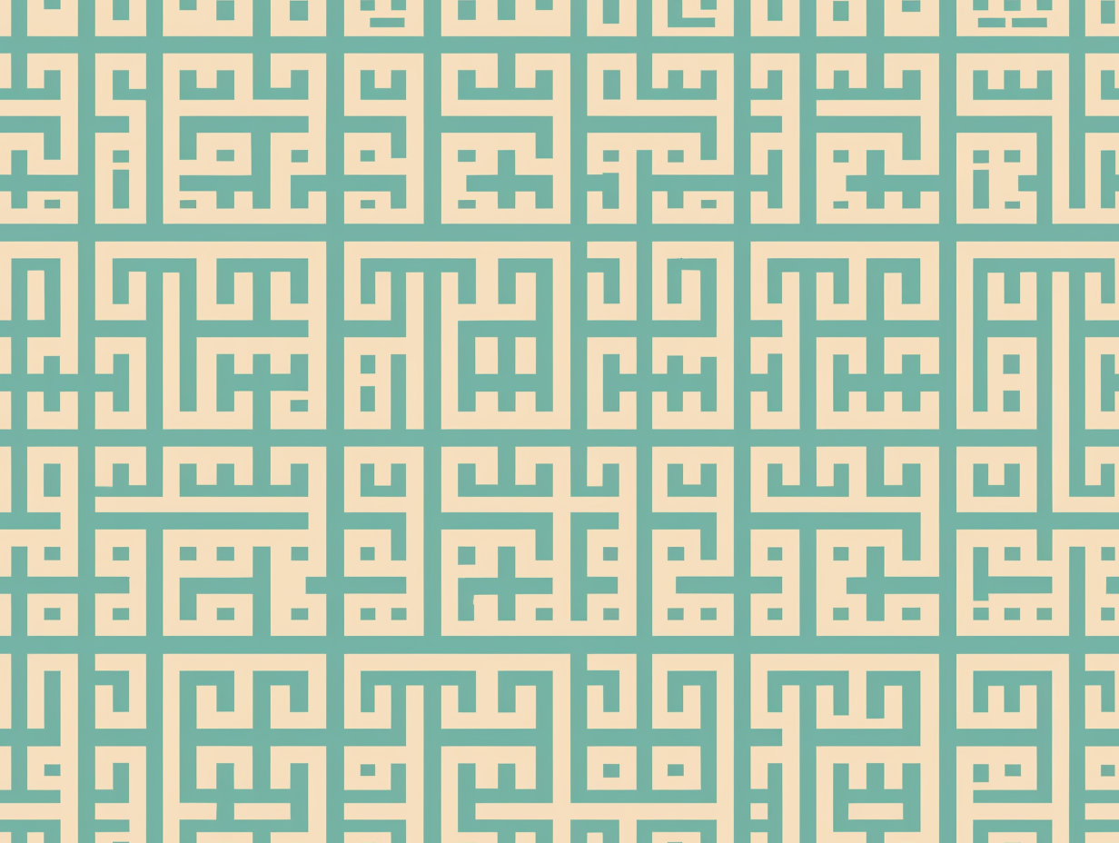 VisionDecor Greek Key Bedding Pattern Comforter Turquoise - Wayfair Canada