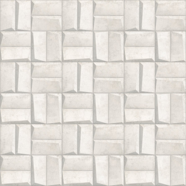 Qube Tiles Block 23" x 23" 3D Textured Wall Tile | Wayfair