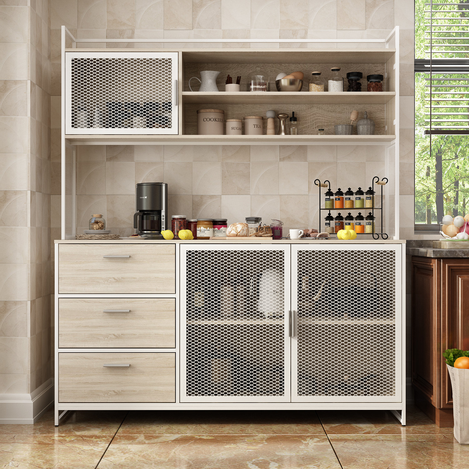 Latitude Run® Lackowski 68.5'' Kitchen Pantry & Reviews | Wayfair