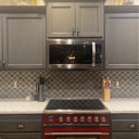 Supreme Tile Lauretta 3" x 3" Glass Arabesque Mosaic Wall Tile ...