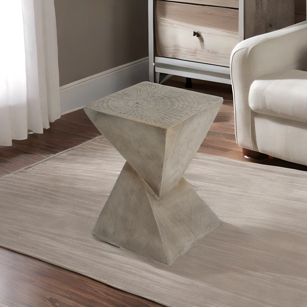 Millwood Pines Geometric Side Table | Wayfair