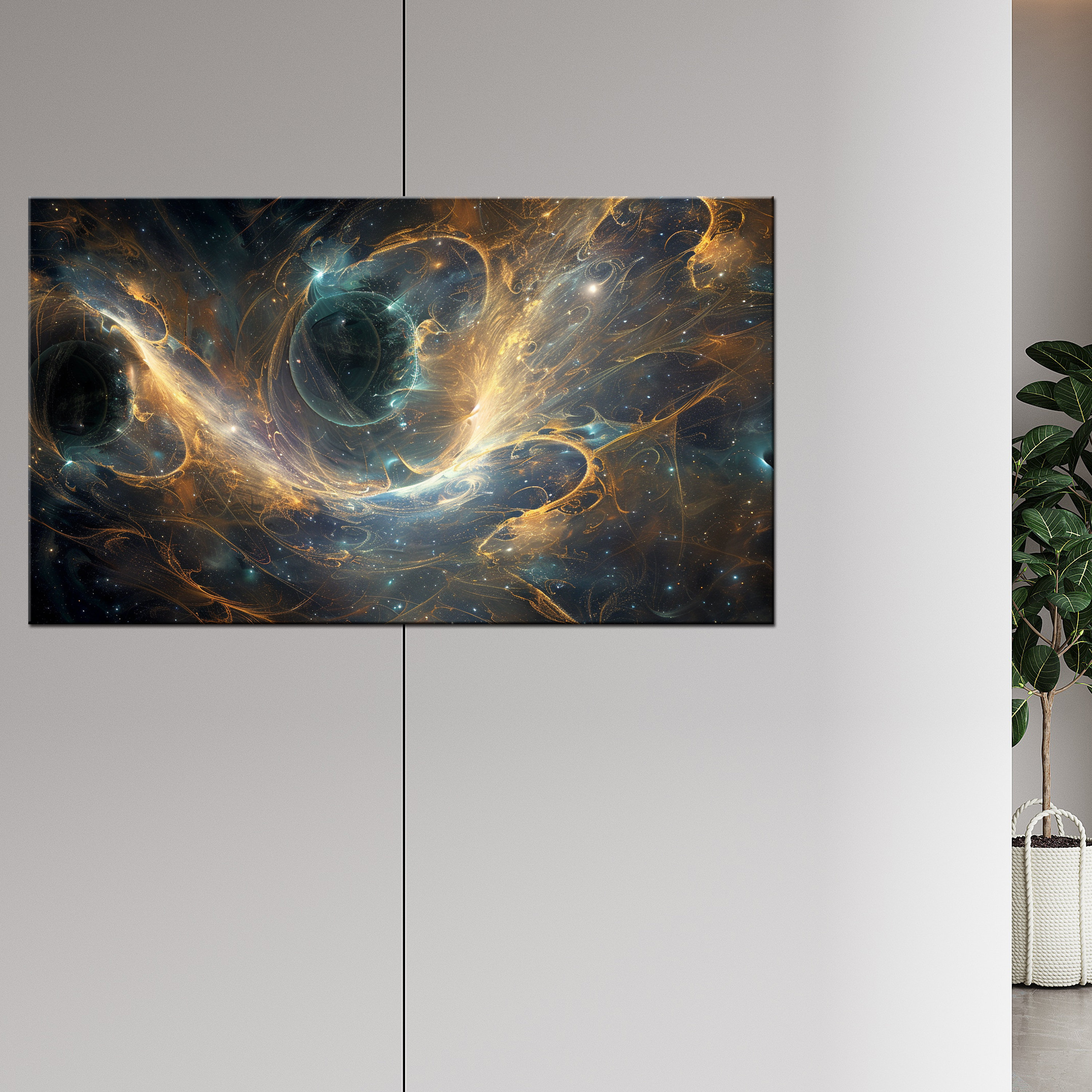 Ebern Designs Realm of the Universe: Interstellar Energy Decorative ...