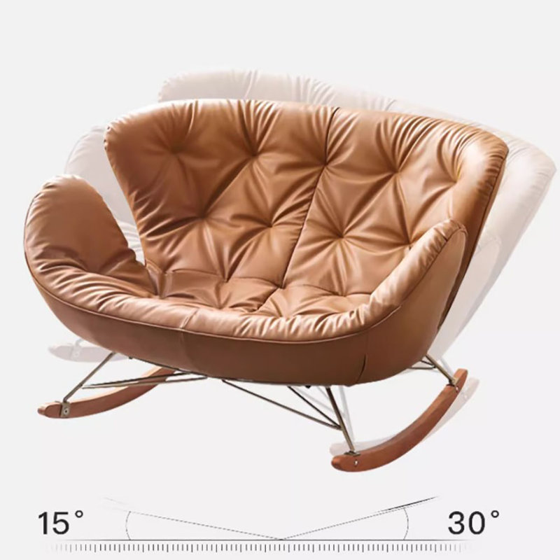 Corrigan Studio® Simple fashion double rocking chair | Wayfair