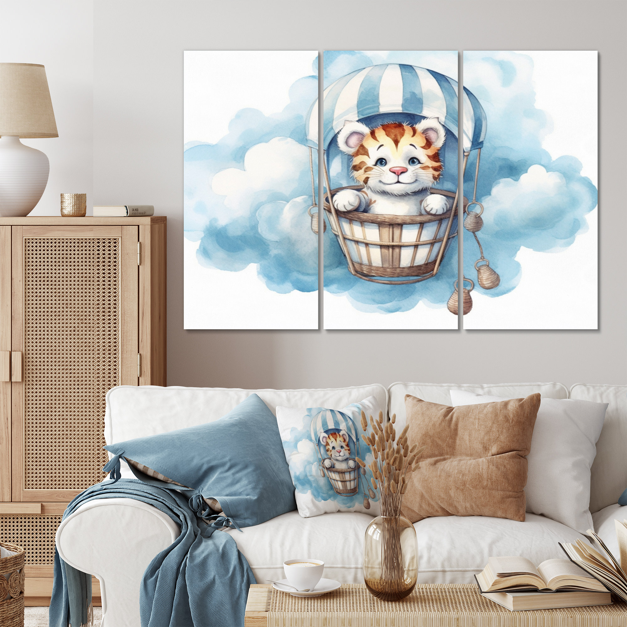 Zoomie Kids Nursery Adorable Tiger I - Animals Tiger Metal Wall Decor ...