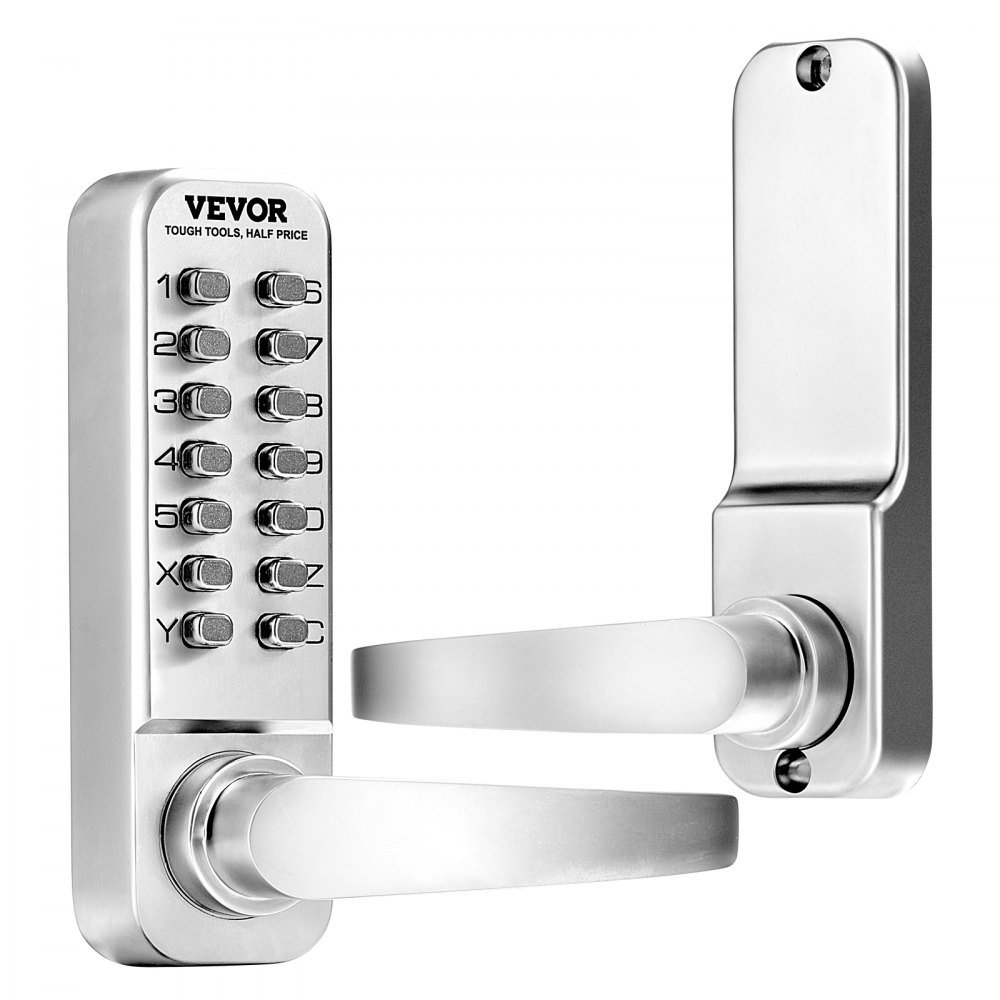 VEVOR Mechanical Keyless Entry Door Lock 14 Key Mechanical Door Lock ...