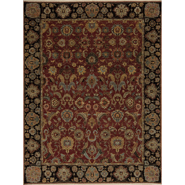 Samad Rugs Sovereign Oriental Hand-Knotted Wool Cream/Camel Area Rug ...
