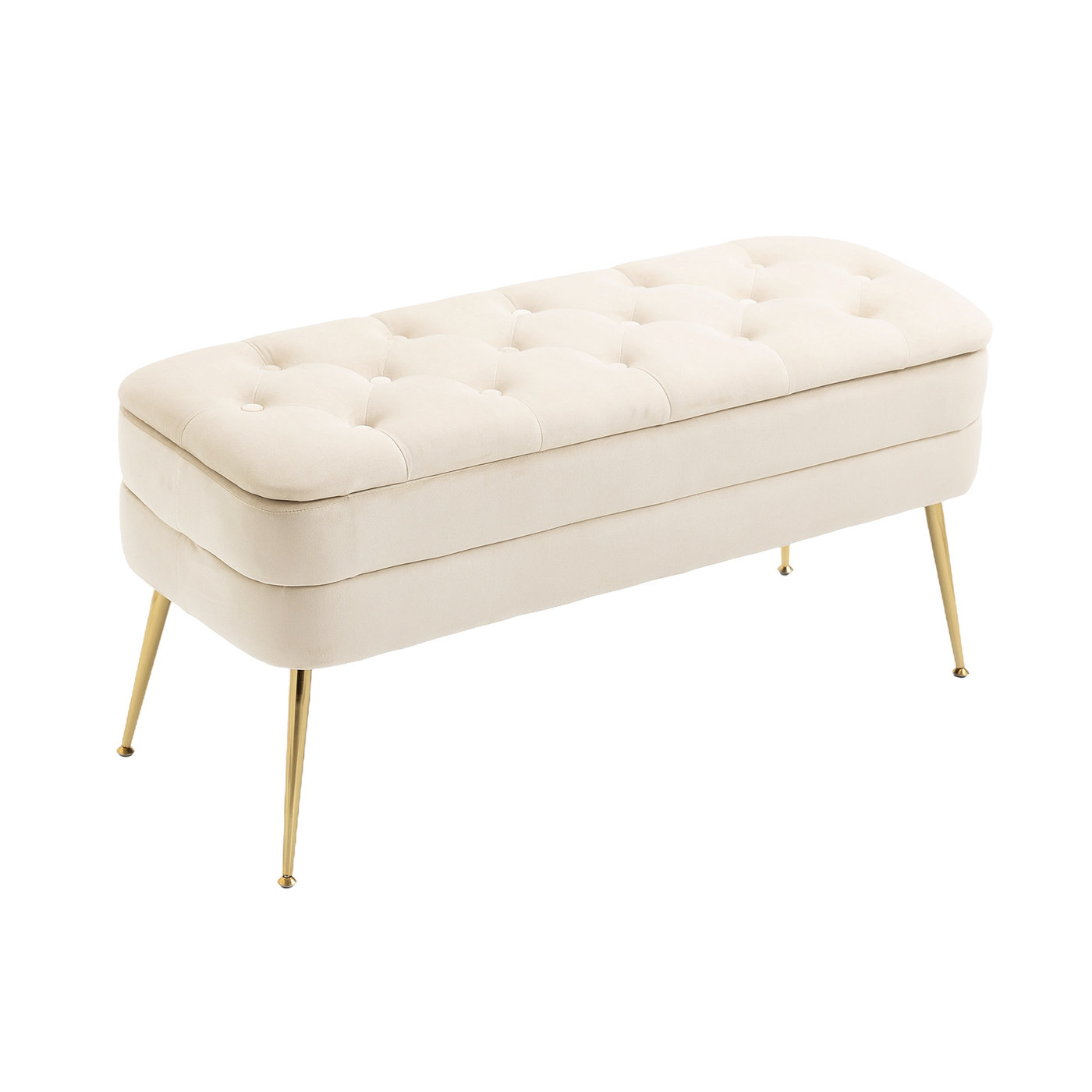 Mercer41 Brighid Velvet Upholstered Bench Bedroom Bench Upholstered ...