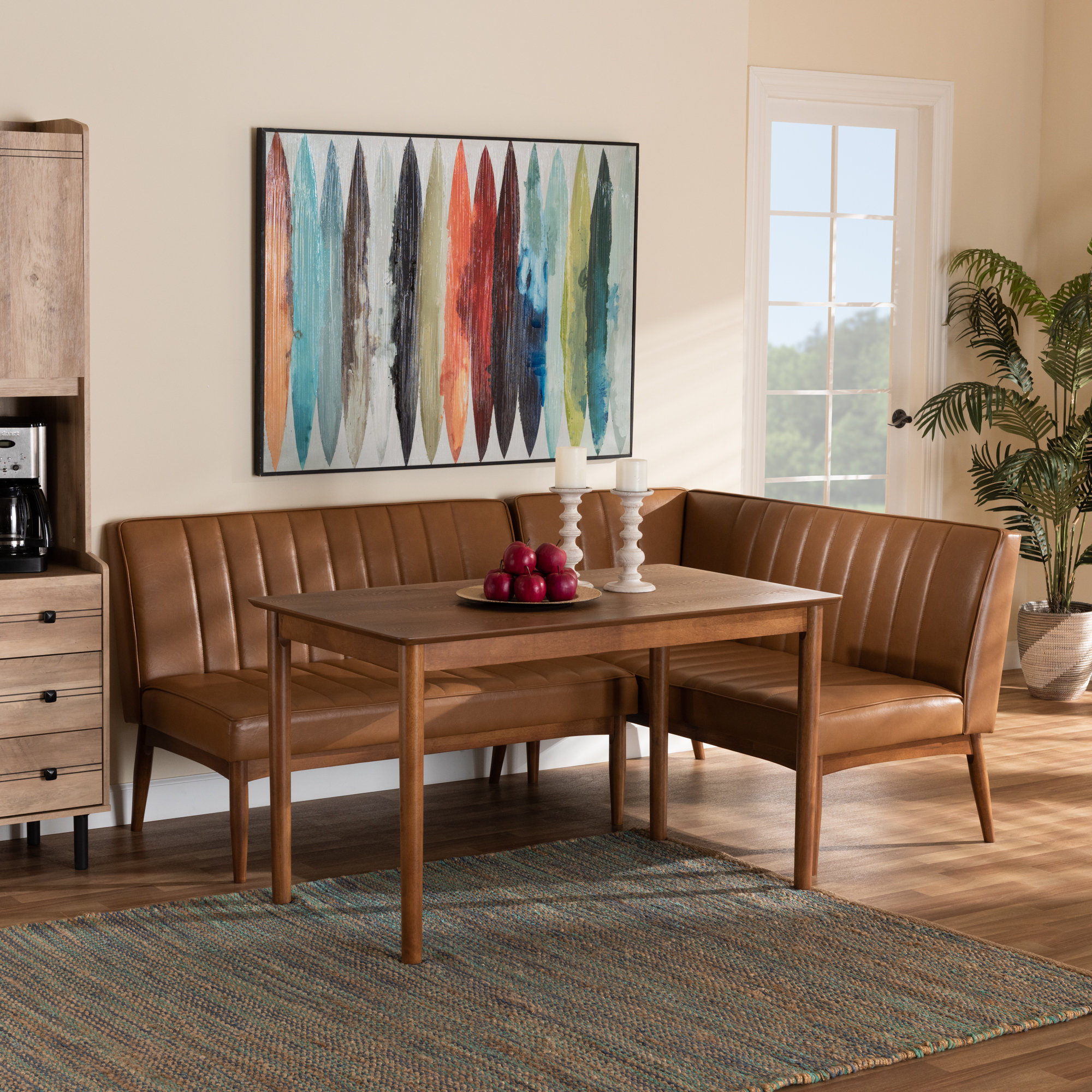 Corrigan Studio Lili 3 - Person Breakfast Nook Dining Set & Reviews ...