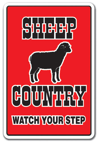 SignMission Farm Animals Watch Your Step Redneck Parking Sign | Wayfair