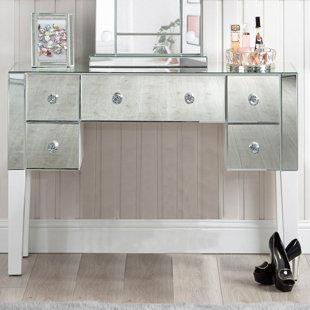 Glass Top Dressing Tables You'll Love | Wayfair.co.uk