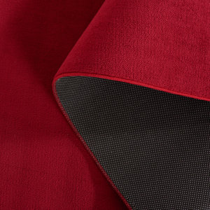 Ebern Designs Loft 300 Performance Machine Washable Solid Color Rug ...