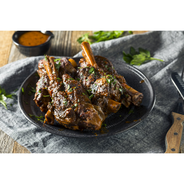 Ebern Designs Braised Lamb Shanks by Bhofack2 - Wrapped Canvas Print ...