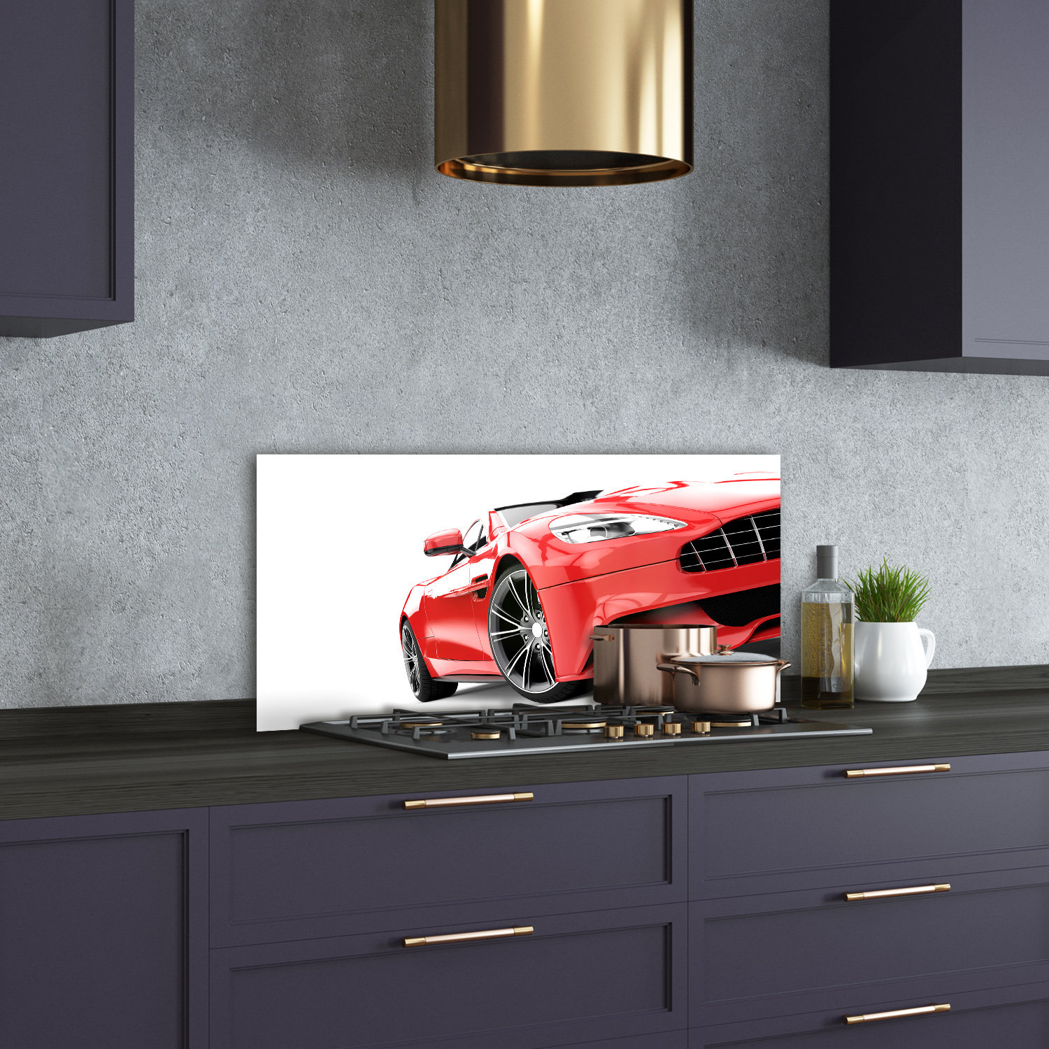 Ebern Designs Splashback - Backsplash - Cooker Hob Wall Splashback ...